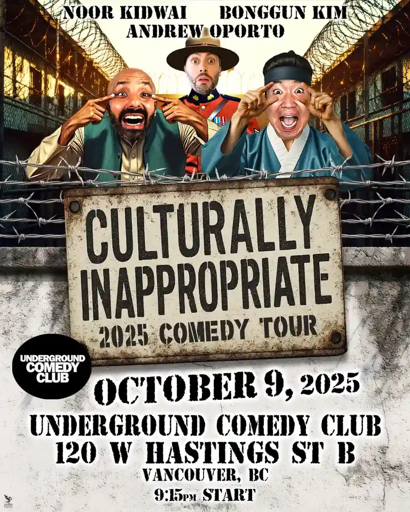 Culturally Inappropriate 2025 Comedy Tour