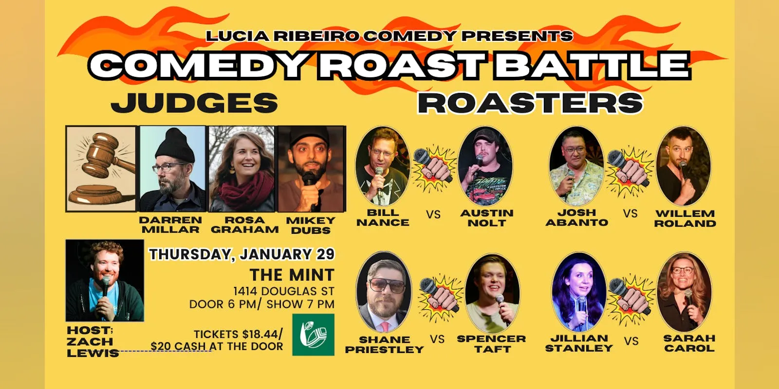 Comedy Roast Battle at the Mint