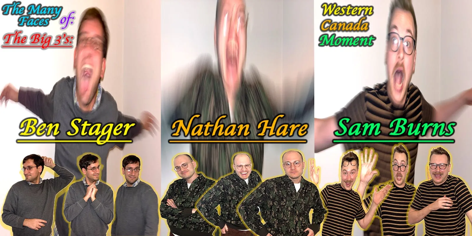 The Big Three: Ben Stager, Nathan Hare, Sam Burns