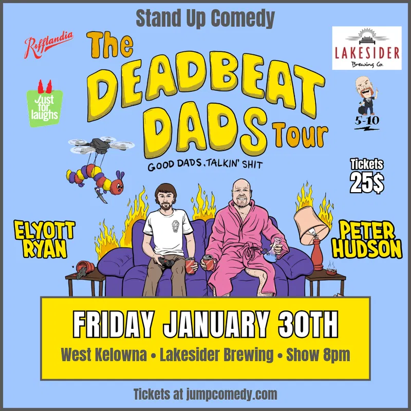 The Deadbeat Dads Tour - Stand-Up in Hornby Island